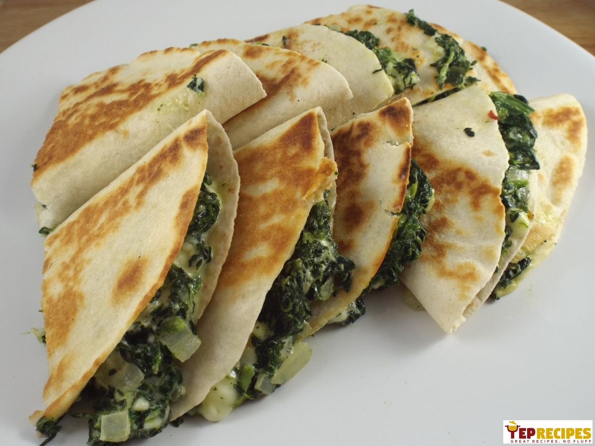 Spinach And Blue Cheese Mini Quesadillas Recipe YepRecipes Spinach And Blue Cheese Mini Quesadillas Recipe YepRecipes