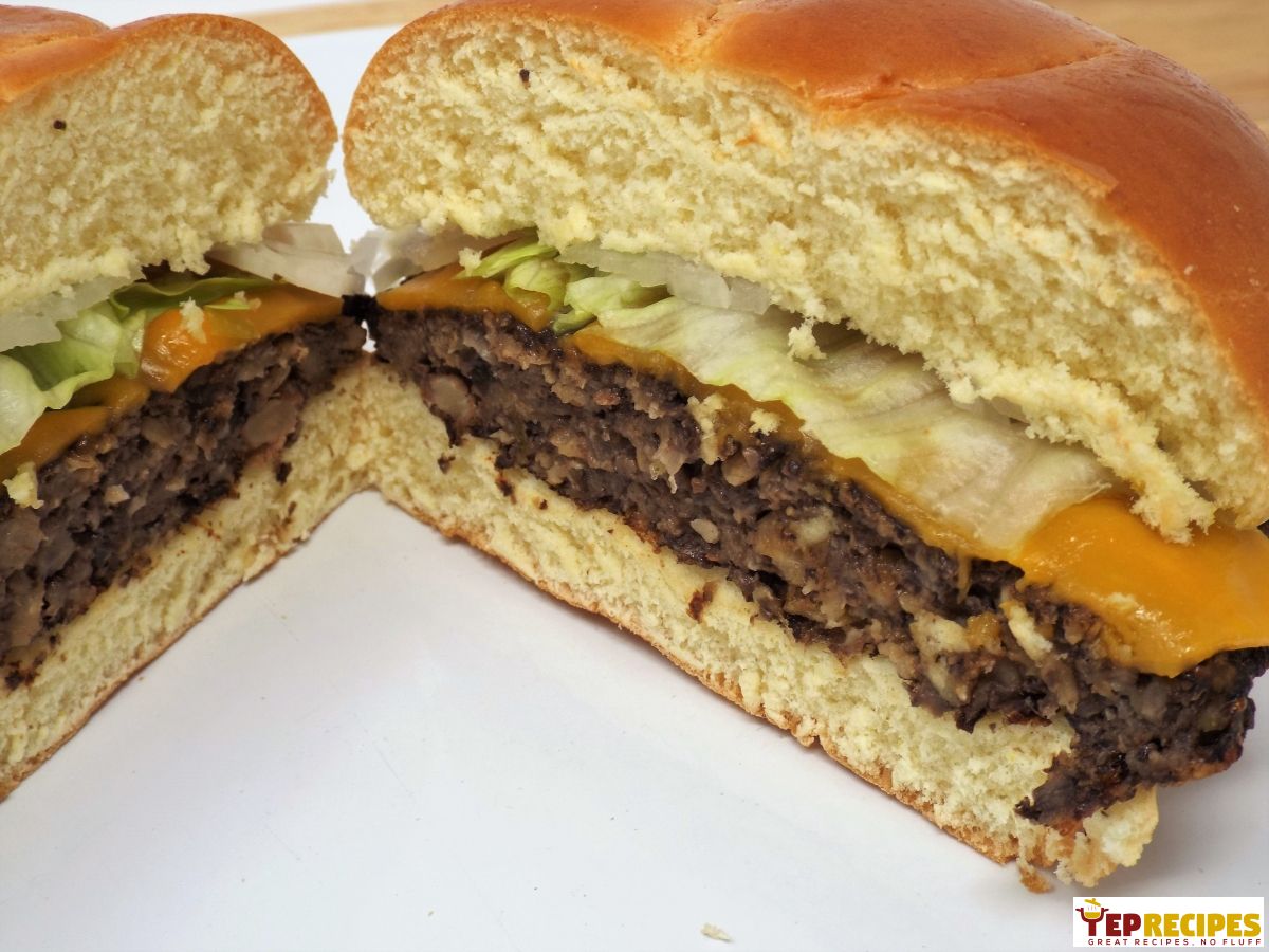Mushroom Veggie Cheeseburgers Recipe | YepRecipes