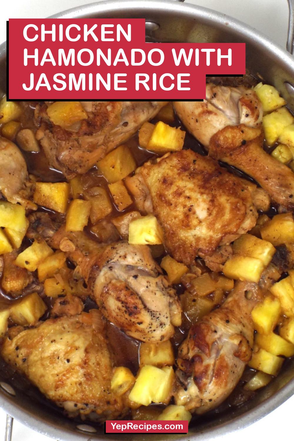 Chicken Hamonado with Jasmine Rice Recipe | YepRecipes