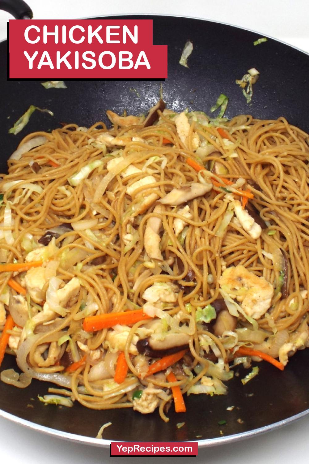 Chicken Yakisoba Recipe | YepRecipes