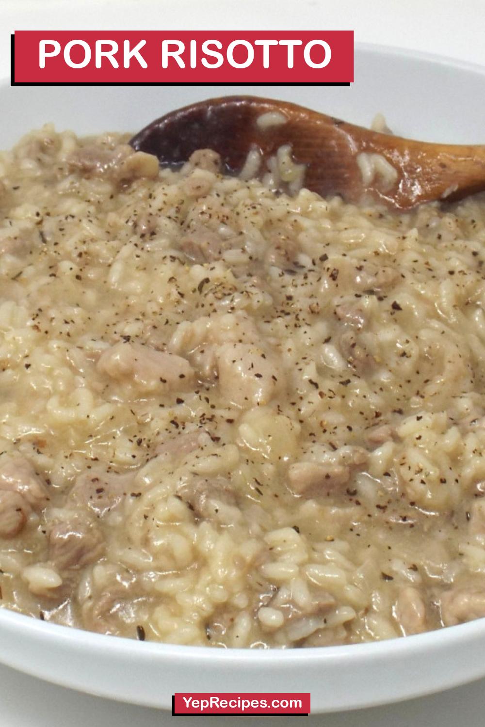 Pork Risotto Recipe | YepRecipes