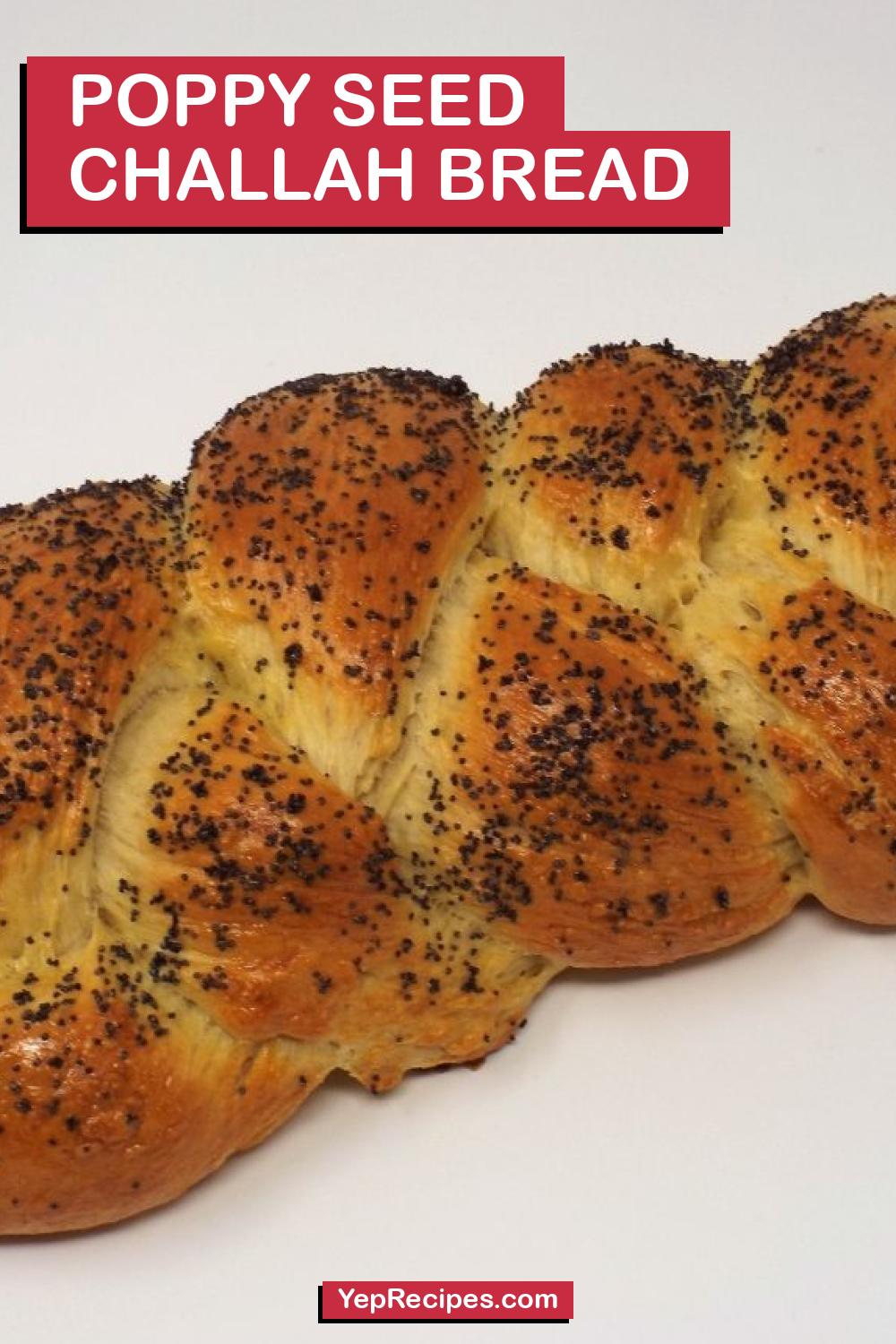 Poppy Seed Challah Bread Recipe | YepRecipes