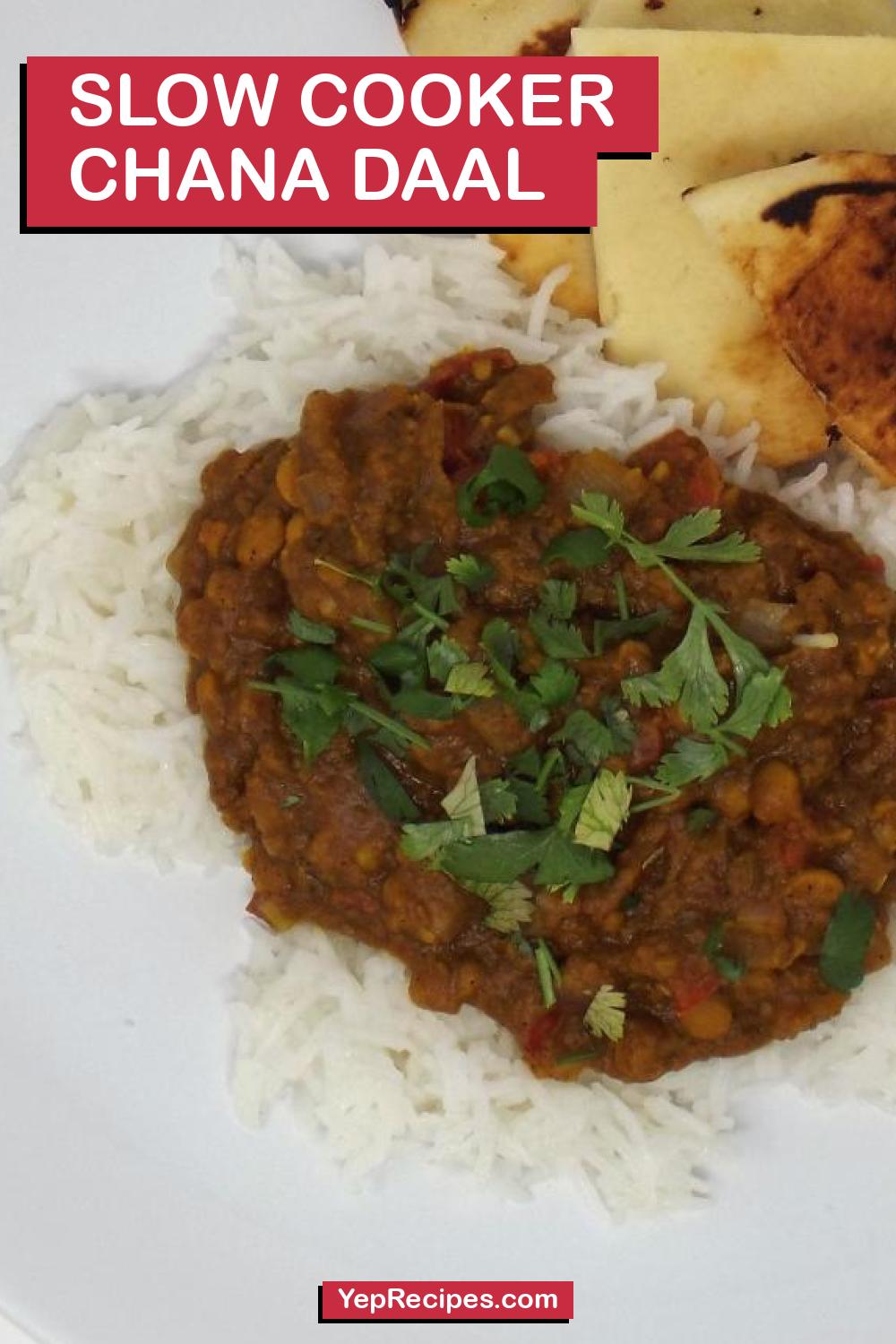 Slow Cooker Chana Daal Recipe | YepRecipes