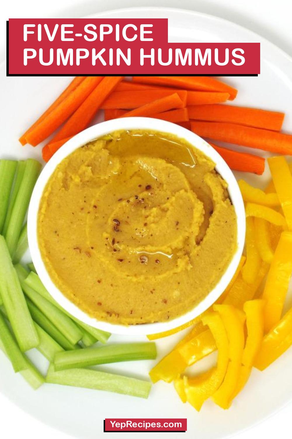 Five-Spice Pumpkin Hummus Recipe | YepRecipes