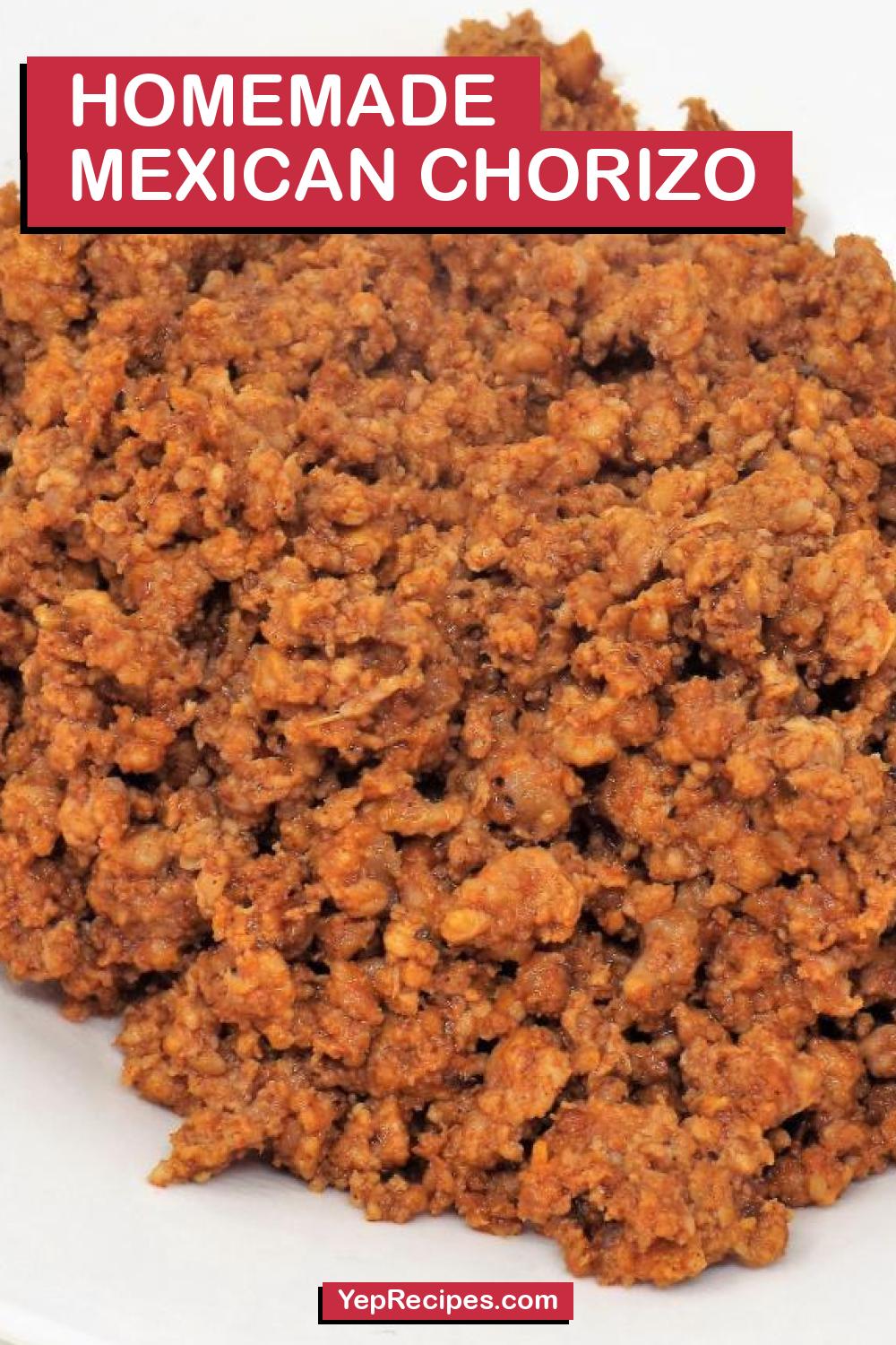 Homemade Mexican Chorizo Recipe | YepRecipes