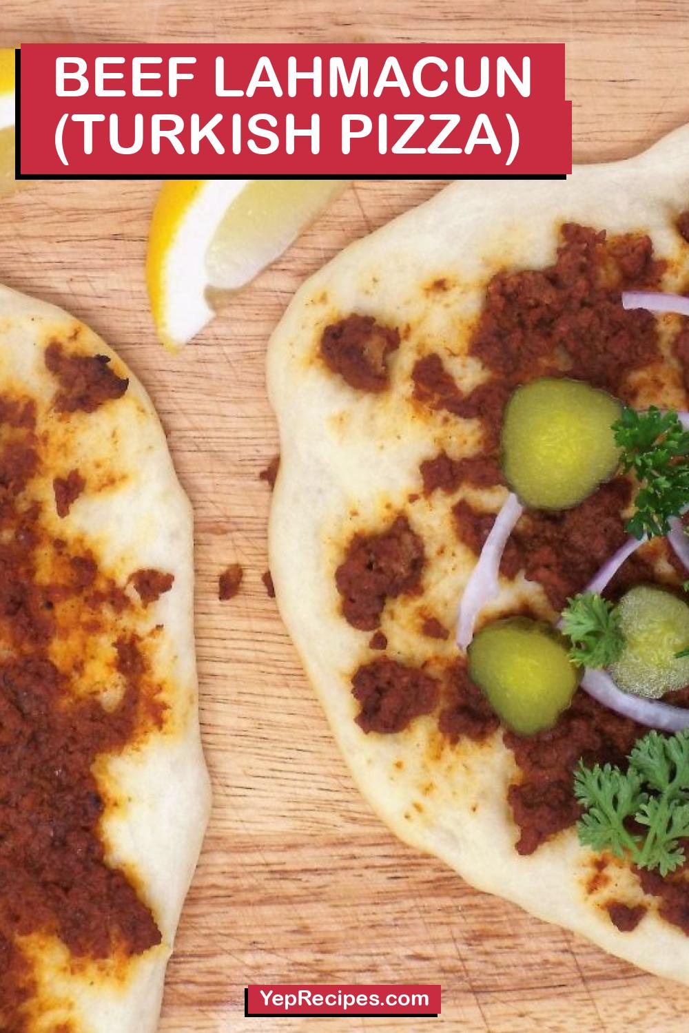 Beef Lahmacun (Turkish Pizza) Recipe | YepRecipes