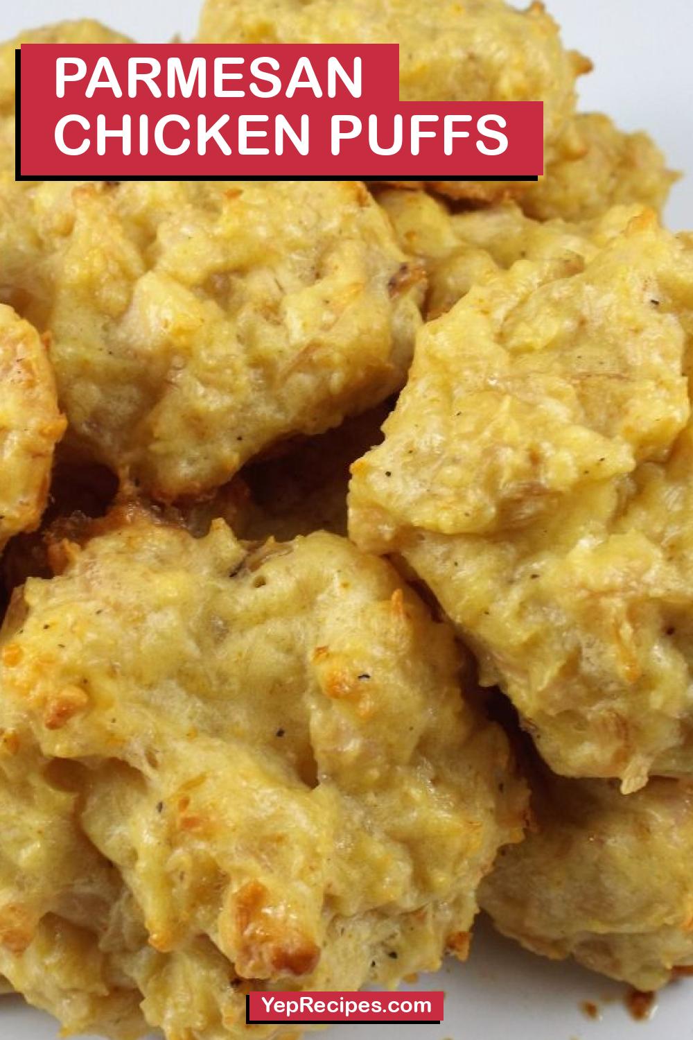 Parmesan Chicken Puffs Recipe | YepRecipes