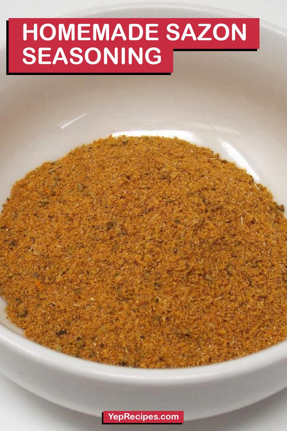 Homemade Sazon Seasoning Recipe | YepRecipes