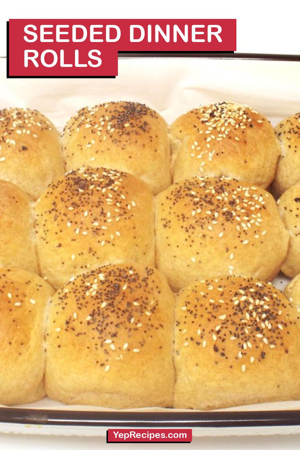 Seeded Dinner Rolls Recipe | YepRecipes