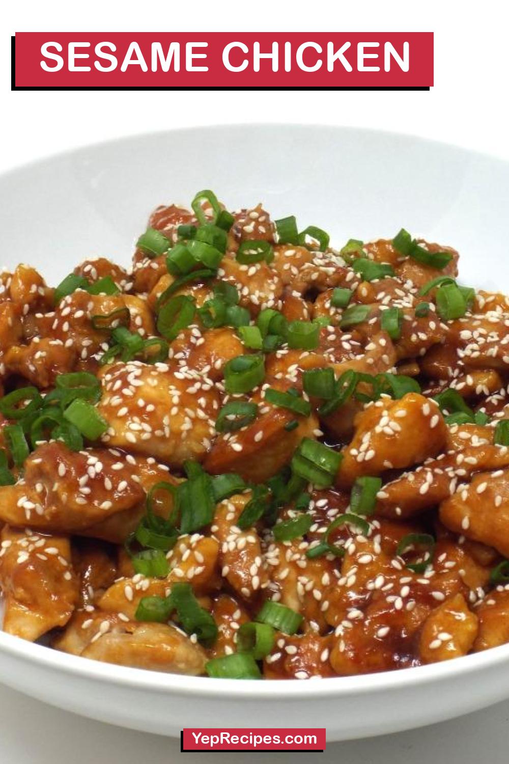 Sesame Chicken Recipe | YepRecipes