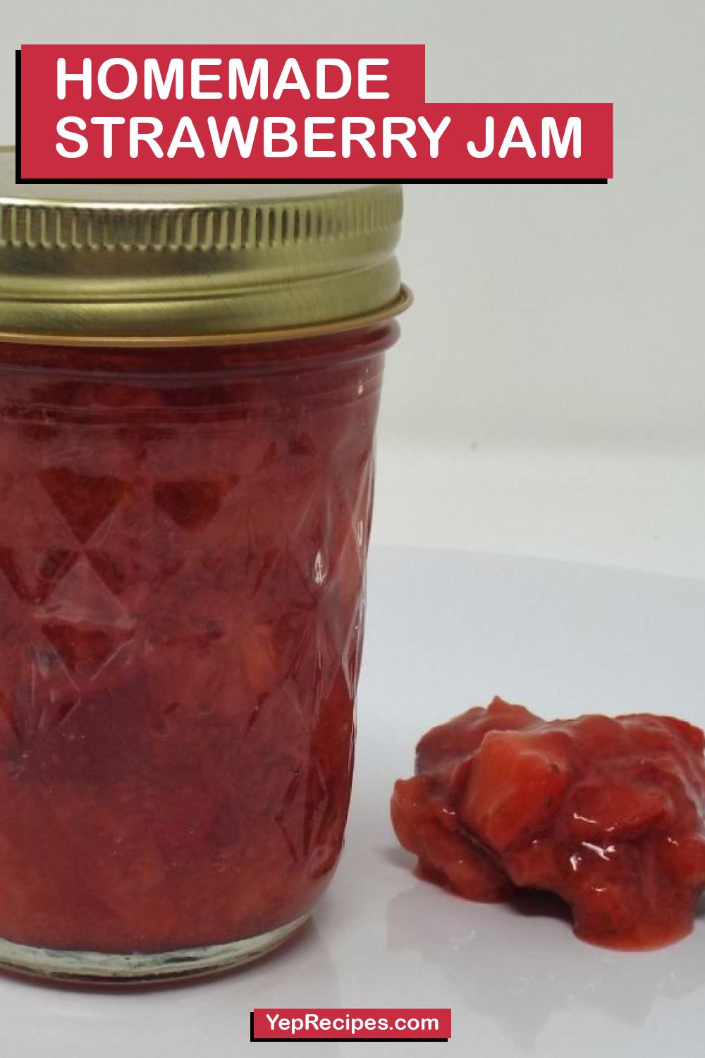 Homemade Strawberry Jam Recipe | YepRecipes